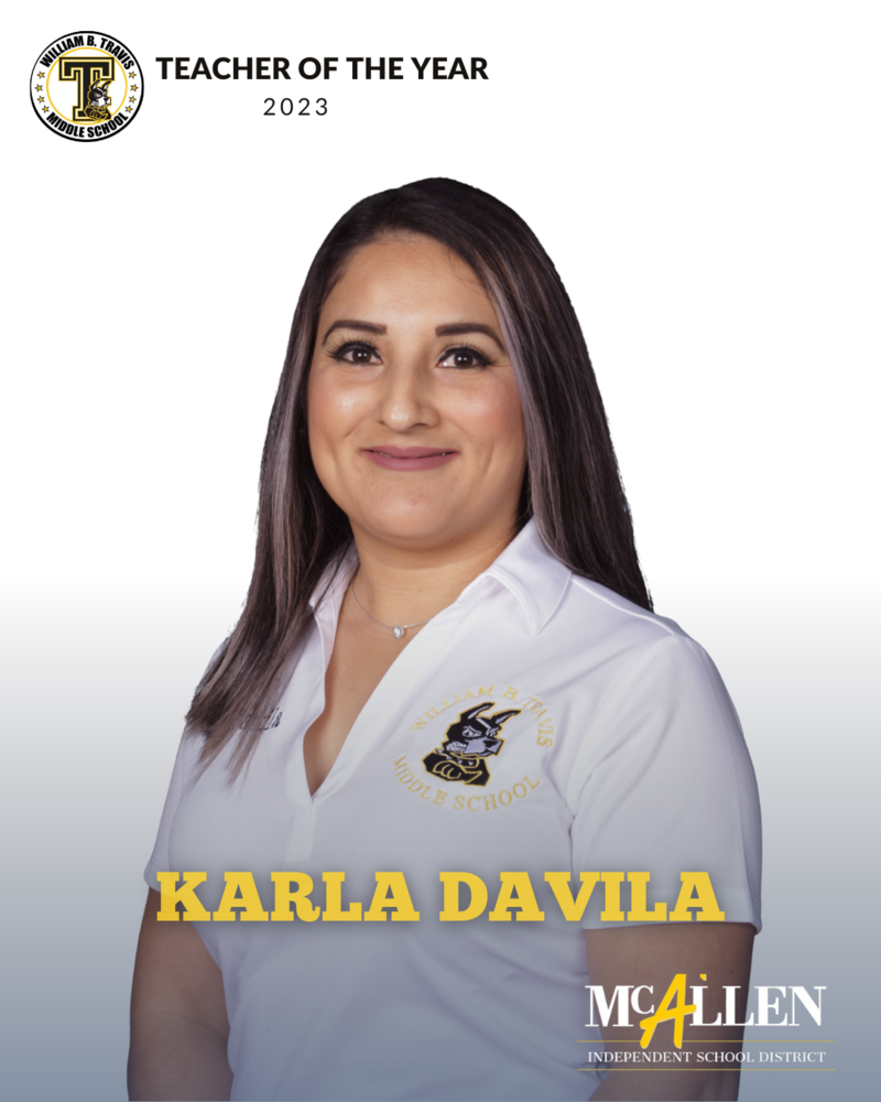 Meet Our 2023 Teacher of the Year | William B. Travis Middle School