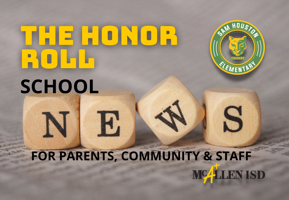Read The Honor Roll: McAllen I.S.D. School News for Parents Community ...